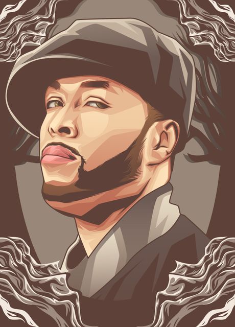 'Black Rob Posters' Poster by Colorize Studio | Displate