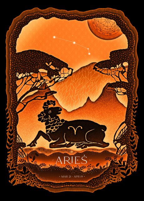 'Aries' Poster by Kilo Byte | Displate