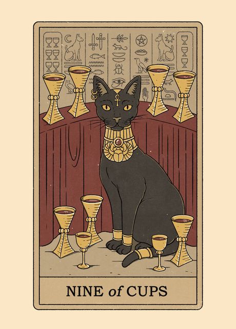 'Nine of Cups' Poster by Thiago Corrêa | Displate