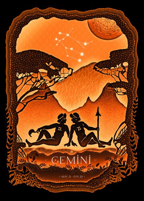 'Gemini' Poster by Kilo Byte | Displate