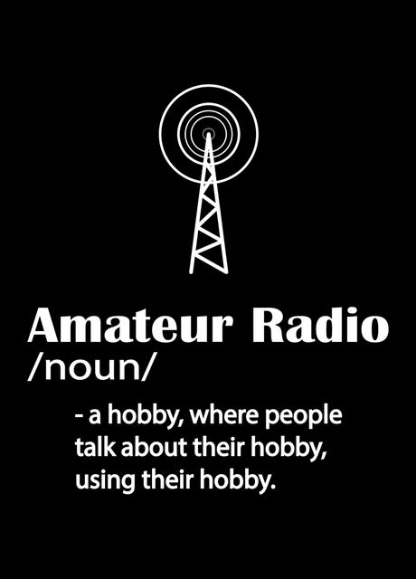 'Ham Radio Amateur Funny' Poster by PlateMadeStuff | Displate