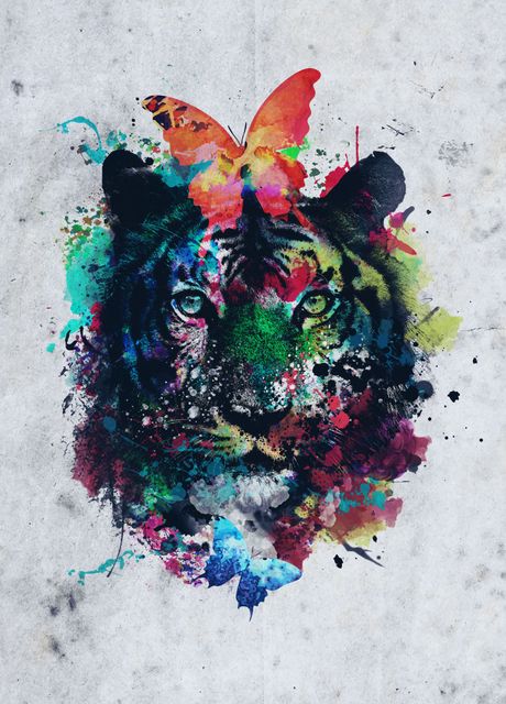 'Tiger Soul' Poster by AndrejZT | Displate
