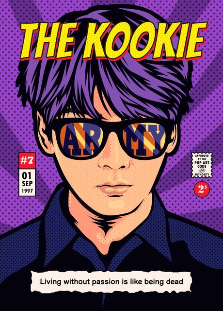 'The Kookie' Poster by vector heroes | Displate
