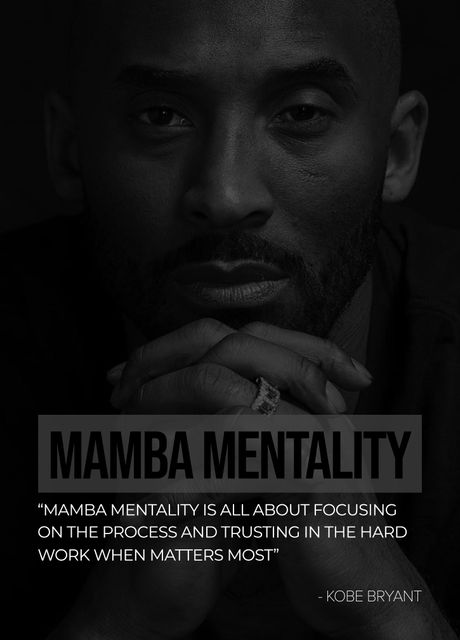 'Mamba Mentality' Poster by Conceptual Photography | Displate