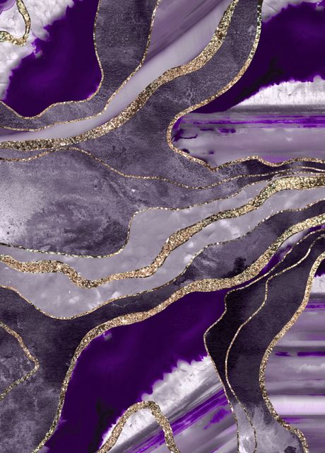 'Dark Violet Marble Agate 1' Poster by Anita's & Bella's Art | Displate