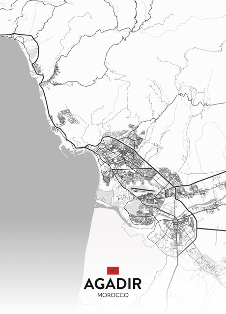 'Agadir MA' Poster by IMR Designs | Displate