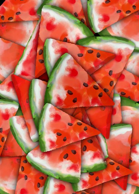 'Watermelon Slices' Poster by taofik merchsigns | Displate
