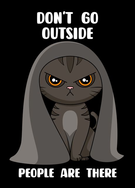 'Dont Go Outside' Poster by rocket man | Displate