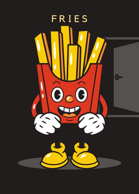 'Fries' Poster by Zero Nine | Displate