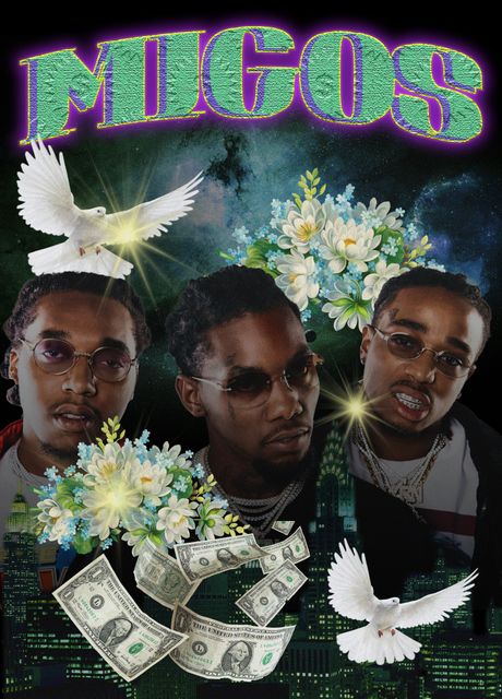 'Migos' Poster by M I B S CREATION | Displate