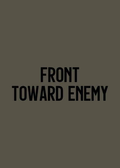 'Front Toward Enemy' Poster by Salheddine Belmrabet | Displate