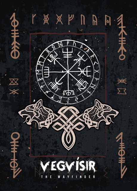 'Vegvisir' Poster by ikaruna | Displate