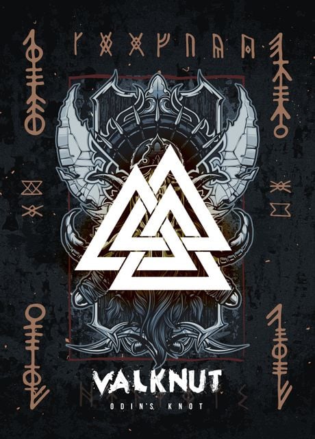 'Valknut' Poster by ikaruna | Displate