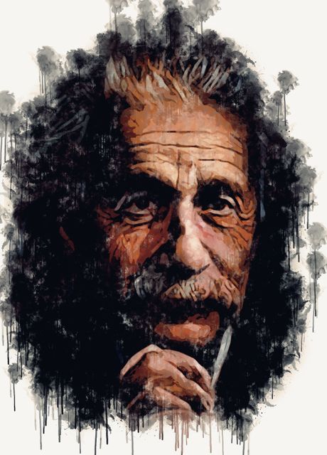 'Albert Einstein Portrait' Poster by OliArt | Displate