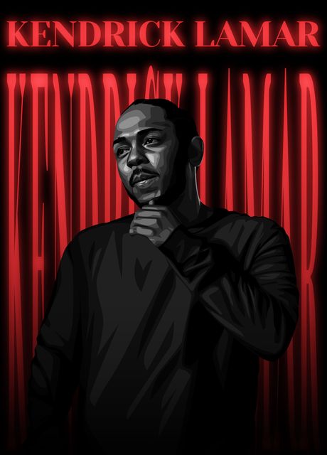 'Kendrick Lamar' Poster by Athlehema by MochtretPro | Displate