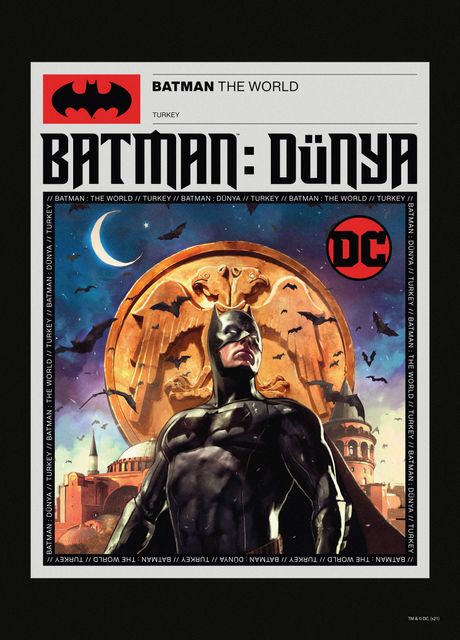 'Batman The World Turkey' Poster, picture, metal print, paint by DC ...