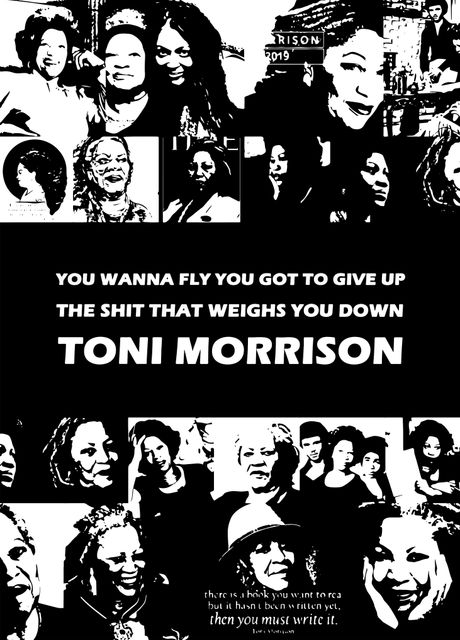 'Toni Morrison writer' Poster by Dinh Thi Oanh | Displate