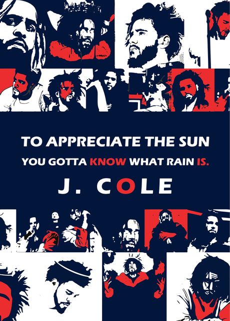 'J Cole Rapper' Poster by Dinh Thi Oanh | Displate