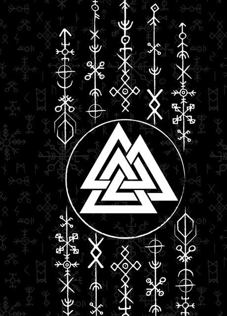 'Celtic Viking Runes' Poster by StefanART | Displate