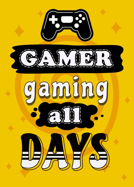 'Gamer gaming All Days' Poster by vector heroes | Displate