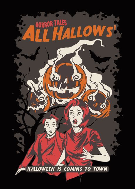 'Halloween tales ' Poster by Simon Darren | Displate