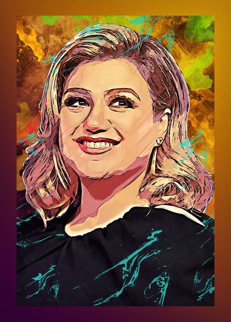 'KELLY CLARKSON' Poster by Alva Donna | Displate