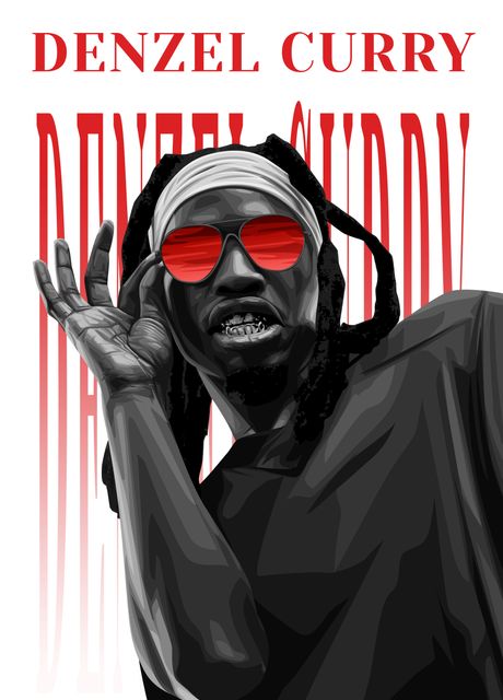 'Denzel Curry' Poster by Athlehema by MochtretPro | Displate