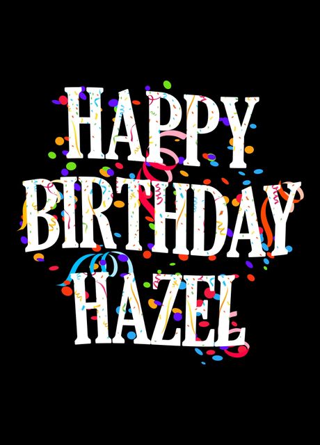 'Happy Birthday Hazel' Poster by royalsigns | Displate
