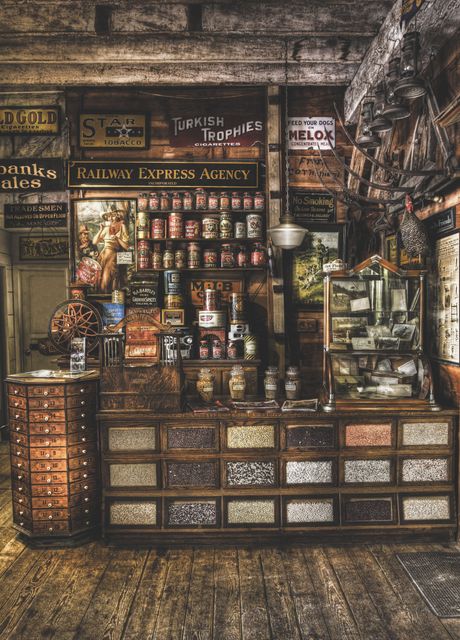 'old store ' Poster by Louis Ruth | Displate