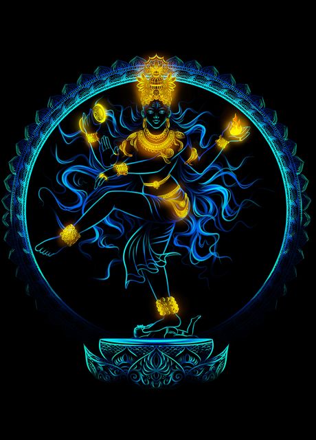 'Natraj ji digital art ' Poster by Nikhil Mishra creations | Displate