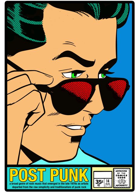 'POST PUNK VINTAGE' Poster by theanomalius | Displate