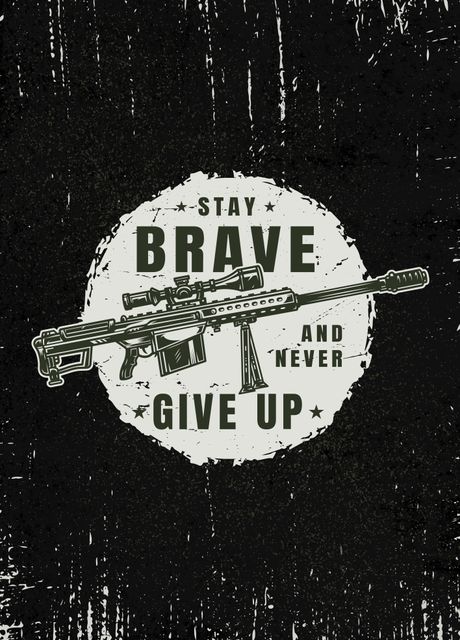 'Stay brave' Poster by Alex Collections | Displate