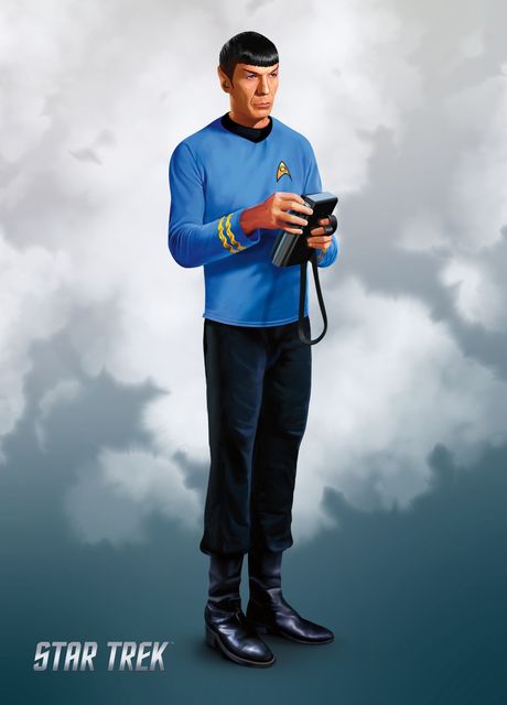 'Spock with Tricorder' Poster by Star Trek | Displate