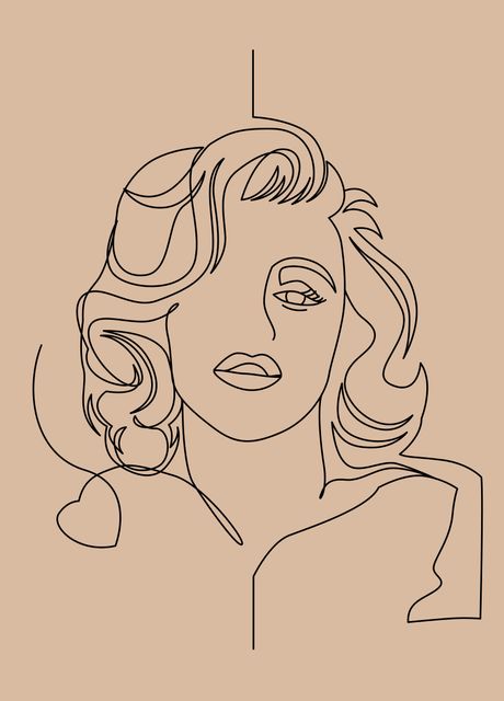 'One Line Art' Poster by OTASTD | Displate