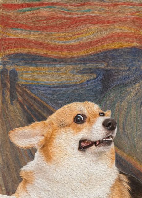 'The Woof' Poster by Artelele | Displate