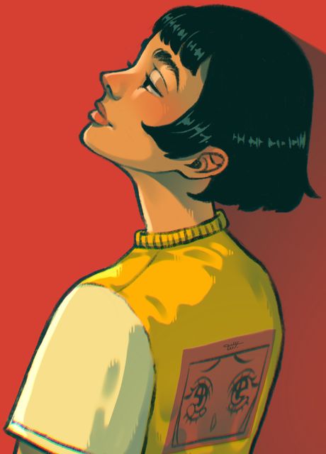 'Comics style portrait' Poster by W I L L Y | Displate