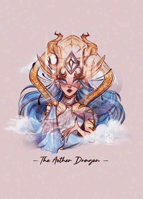 'The Aether Dragon' Poster, picture, metal print, paint by ROY THE ART ...