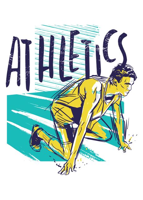 'Athletics' Poster by ArtNinja | Displate