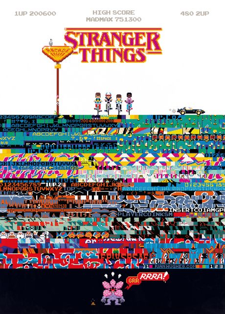 'Stranger Things Key Art' Poster by Stranger Things Series | Displate