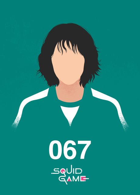 'Player 067' Poster by Squid Game | Displate