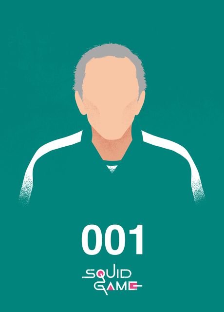 'Player 001' Poster by Squid Game | Displate