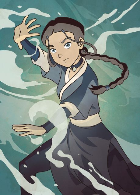 'Katara Elements' Poster by Avatar: The Last Airbender | Displate