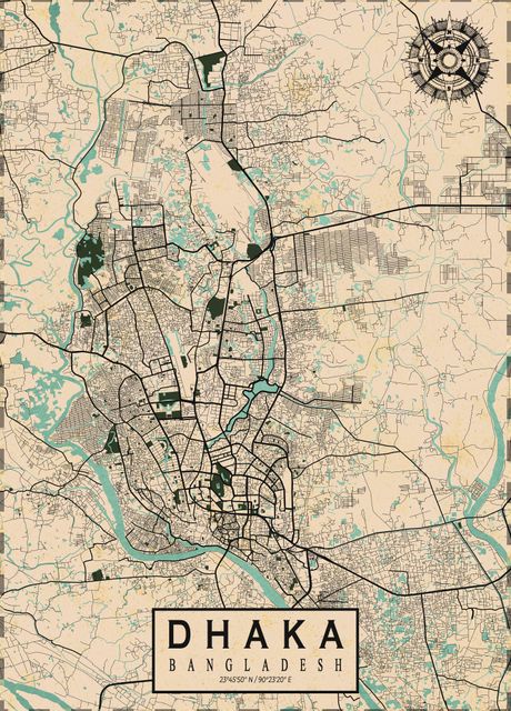 Stadtplan Von Dhaka – Dhaka Steckbrief – CUDAE
