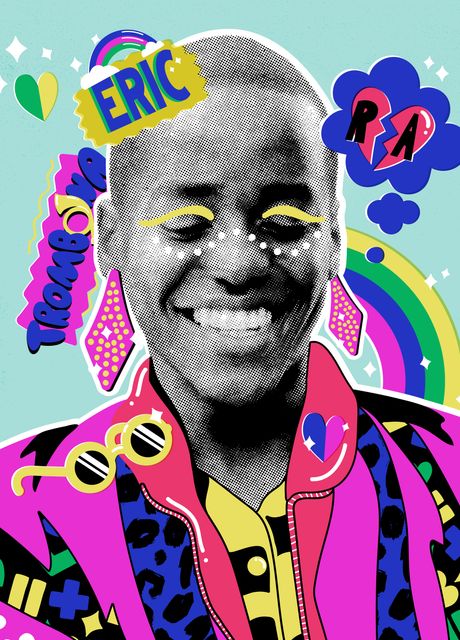 'Eric Pop Portrait' Poster by Sex Education | Displate