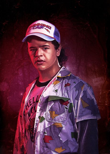 'S4 Dustin' Poster, picture, metal print, paint by Stranger Things ...