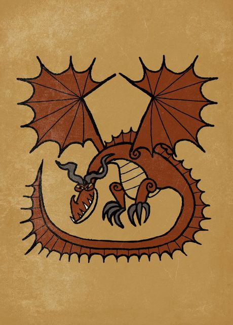 'Monstrous Nightmare' Poster by How To Train Your Dragon | Displate