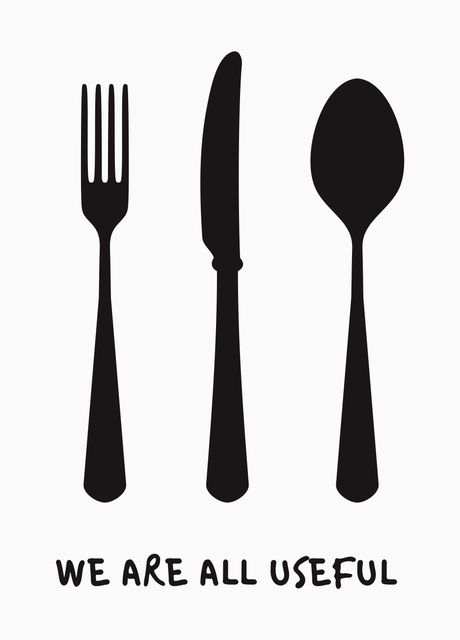 'We Are All Useful Poster' Poster by BluePinkPanther | Displate