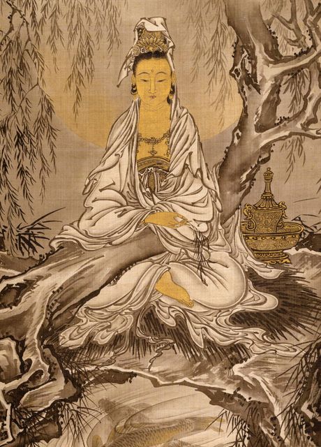 'White Robed Kannon' Poster by Kami Sami | Displate