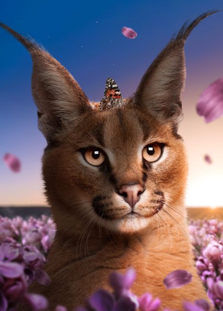 'The Caracal' Poster by Zenja Gammer | Displate