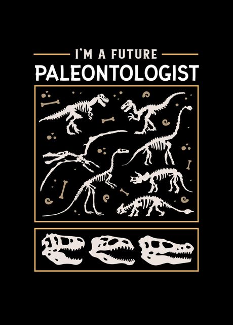 'Future Paleontologist ' Poster, picture, metal print, paint by Artur ...